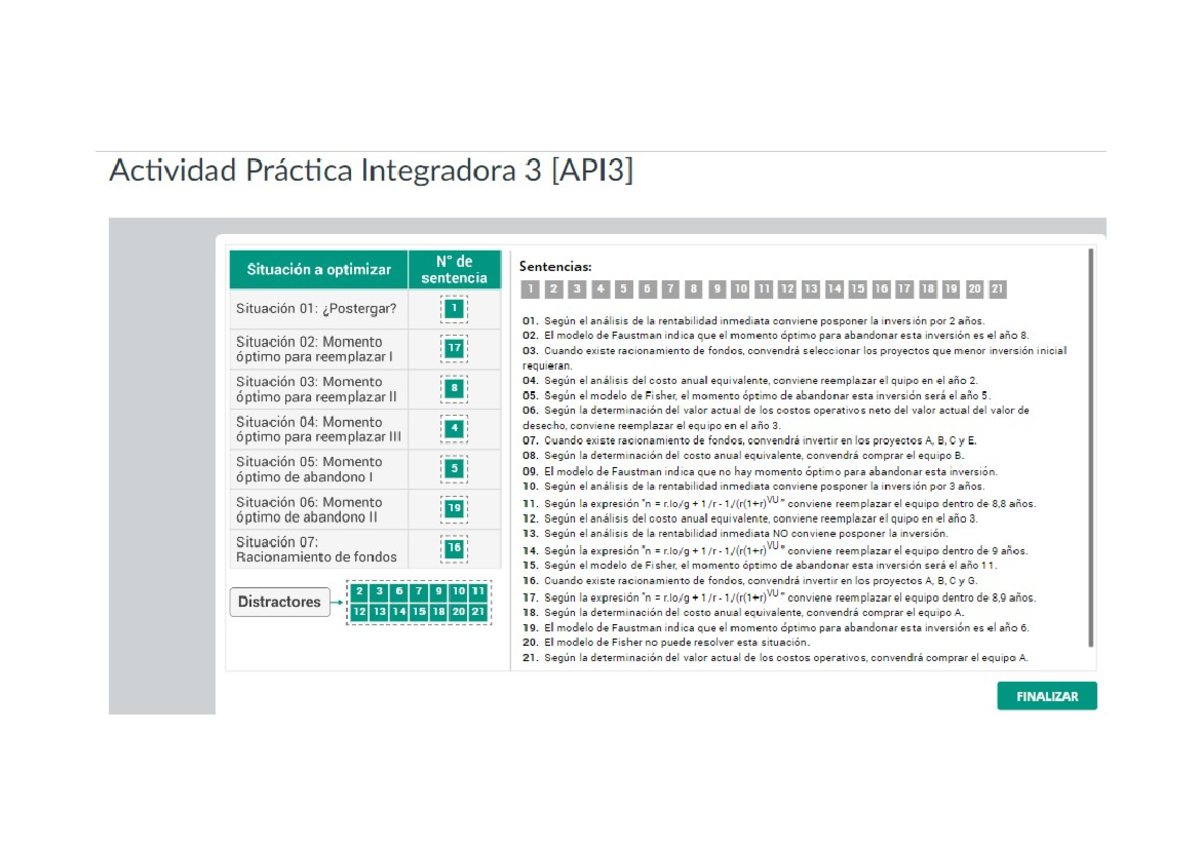 API 3 Formulación Y Proyecto 100% Oct / Dic 2022 - Formulacion y ...