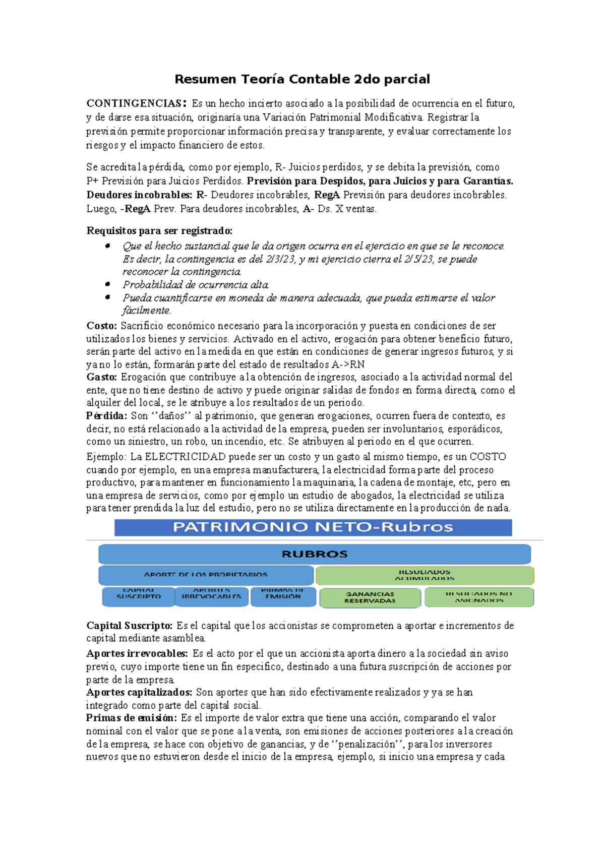 Resumen Teoría Contable-6 - Resumen Teoría Contable 2do parcial ...