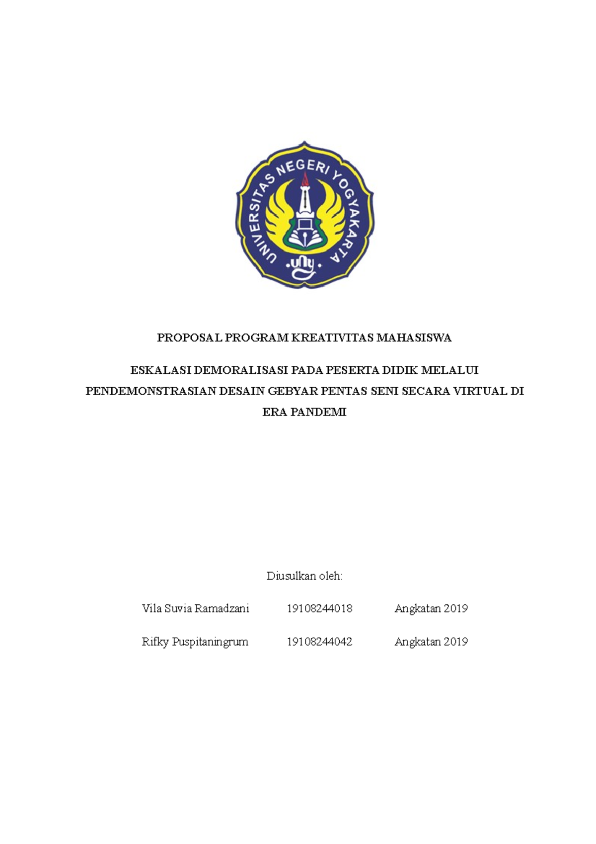 Eskalasi Demoralisasi PADA Peserta Didik Melalui Pendemonstrasian ...
