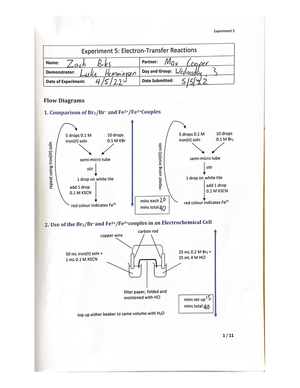 Experiment 7 Lab - Reactions of Alkenes and Aromatic Systems with ...