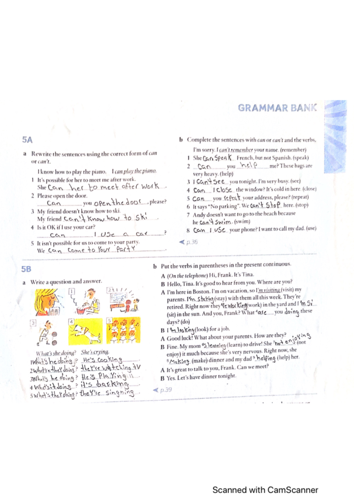 5A y 5B Yefri banegas - ingles - ingles l - Studocu