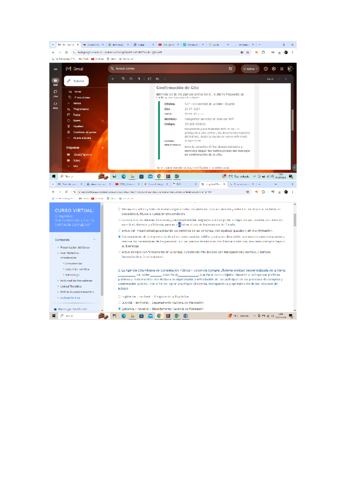 Preguntas - esta mal desarrollado - M NAF Unive x Pide linea archivos pc Sideap (476 ...