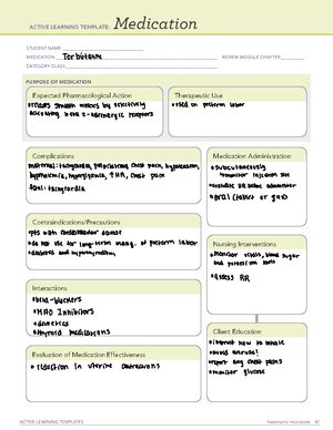 ATI Templates ~ OB 6 - work - ACTIVE LEARNING TEMPLATES THERAPEUTIC ...