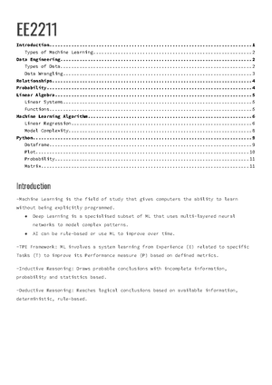 EE2211 Cheat Sheet - Useful Methods for EE2211: scipy.integrate ...
