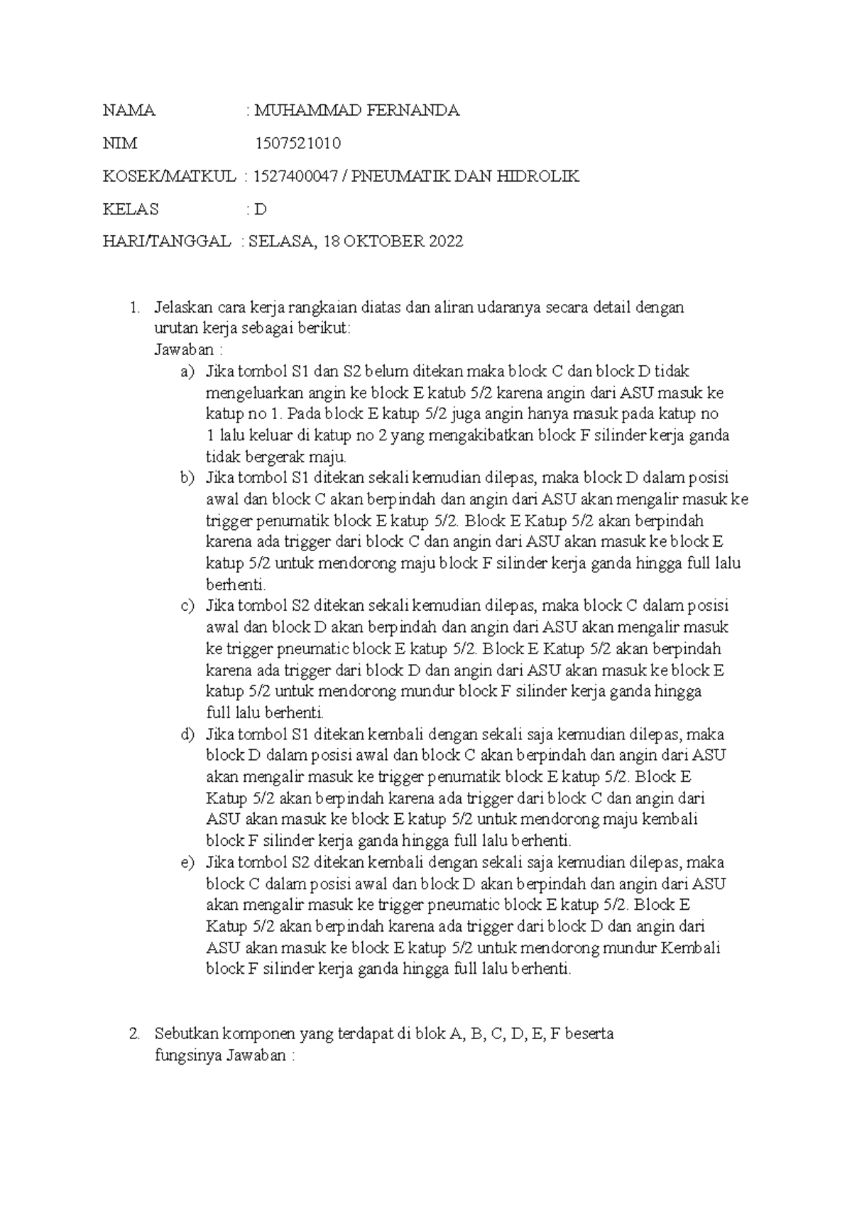 1507521010 Muhammad Fernanda (UTS) - NAMA : MUHAMMAD FERNANDA NIM ...