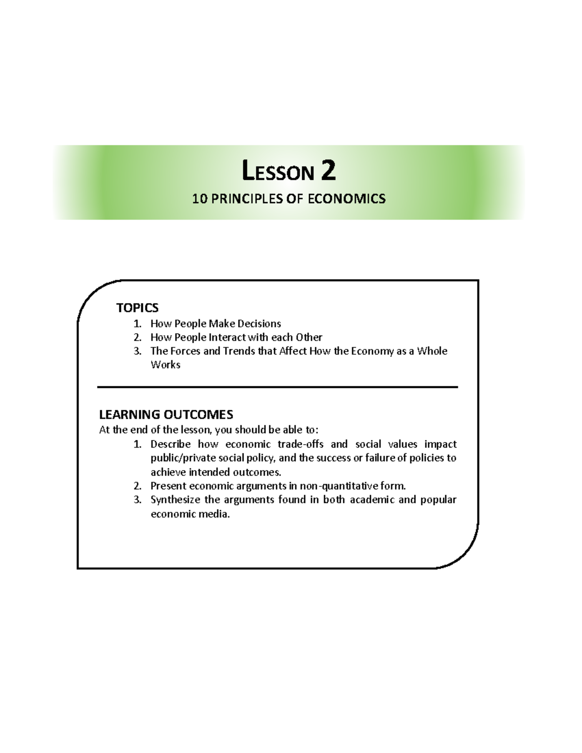 Lesson-2 - Useful for any students having Economic development courses ...