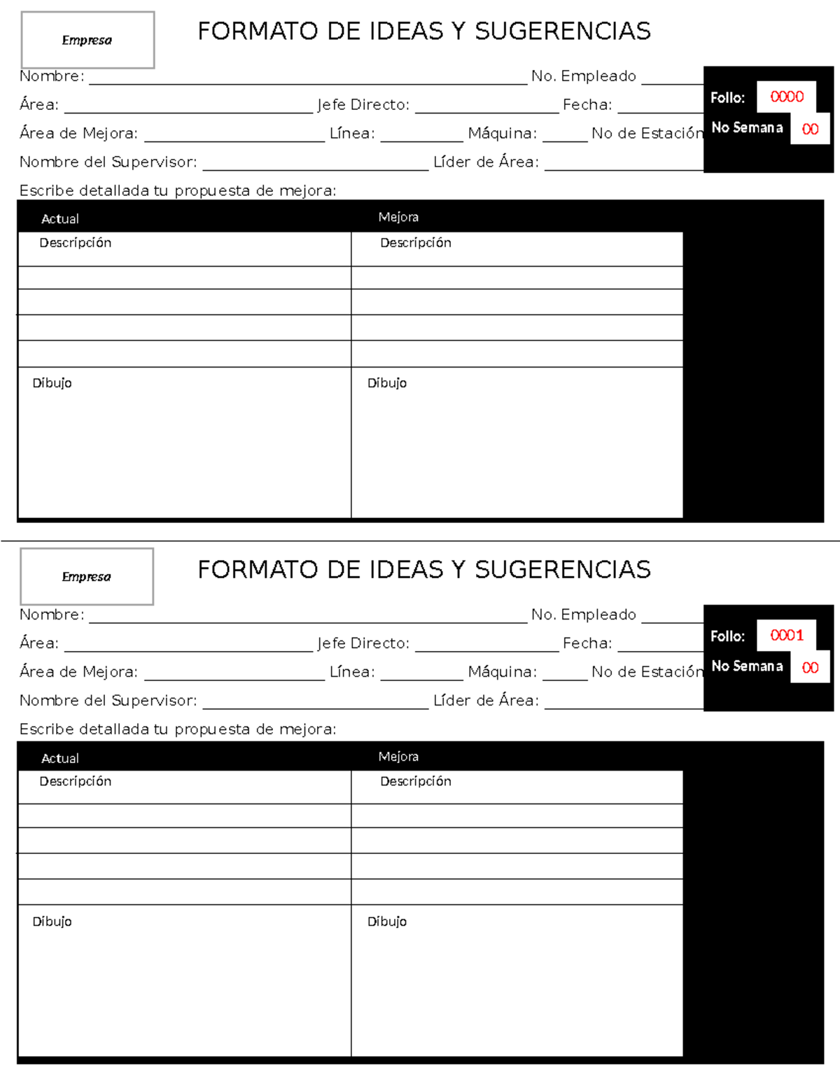 Formato Ideas - mercado de ingenieria - FORMATO DE IDEAS Y SUGERENCIAS ...