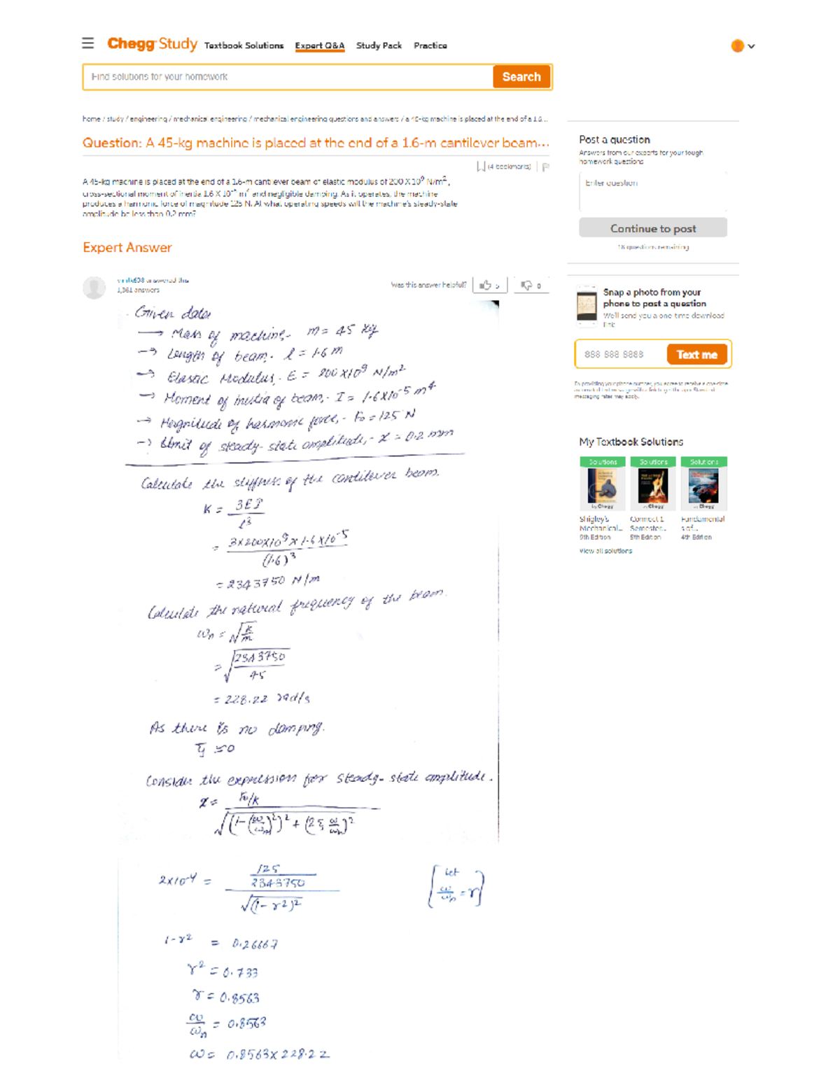 Screencapture-chegg-homework-help-questions-and-answers-45-kg-machine-placed-end-16-m-cantilever ...