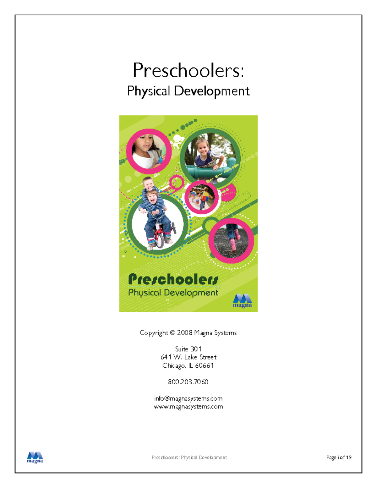 Preschoolers Physical Development Guide - - Studocu