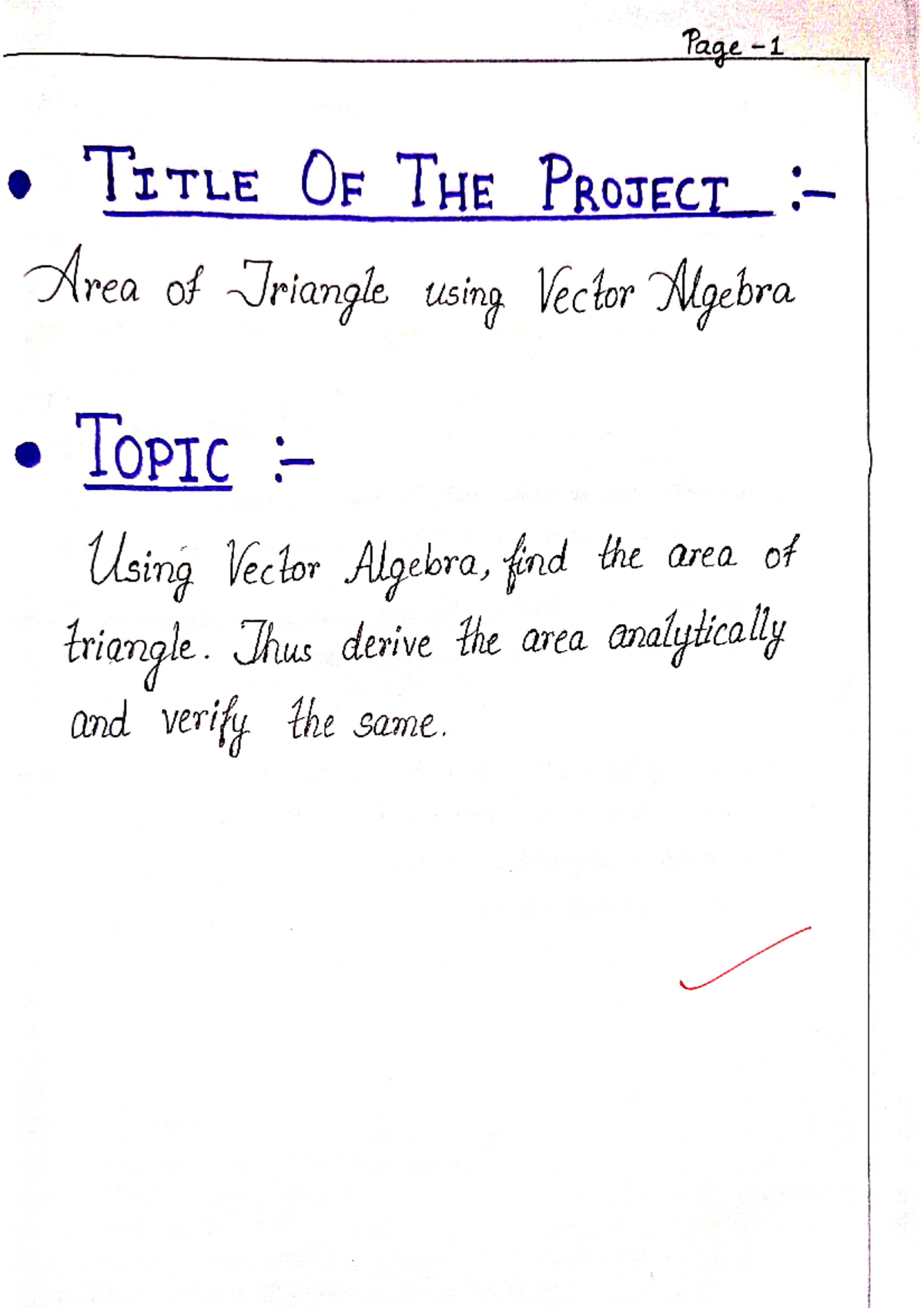 Project 3. vector area - stress management - Studocu