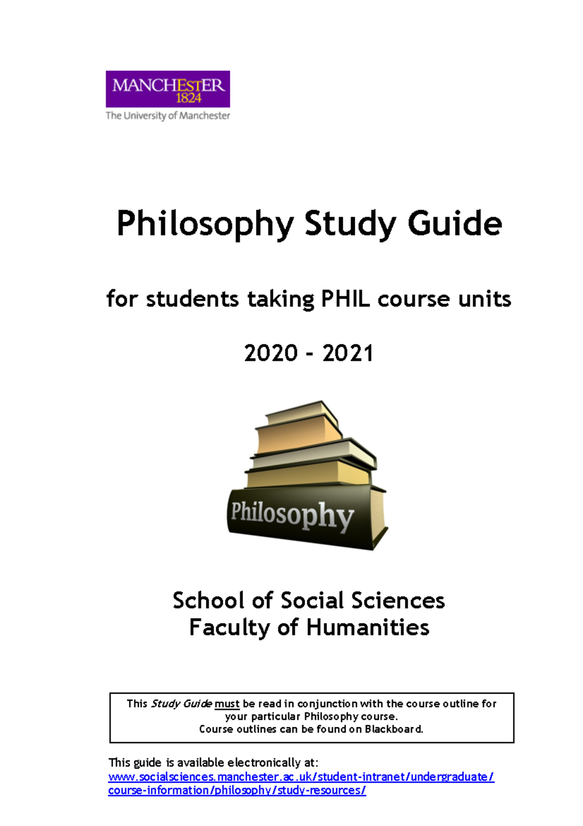 Philosophy Study Guide 2020-21 - Philosophy Study Guide for students ...