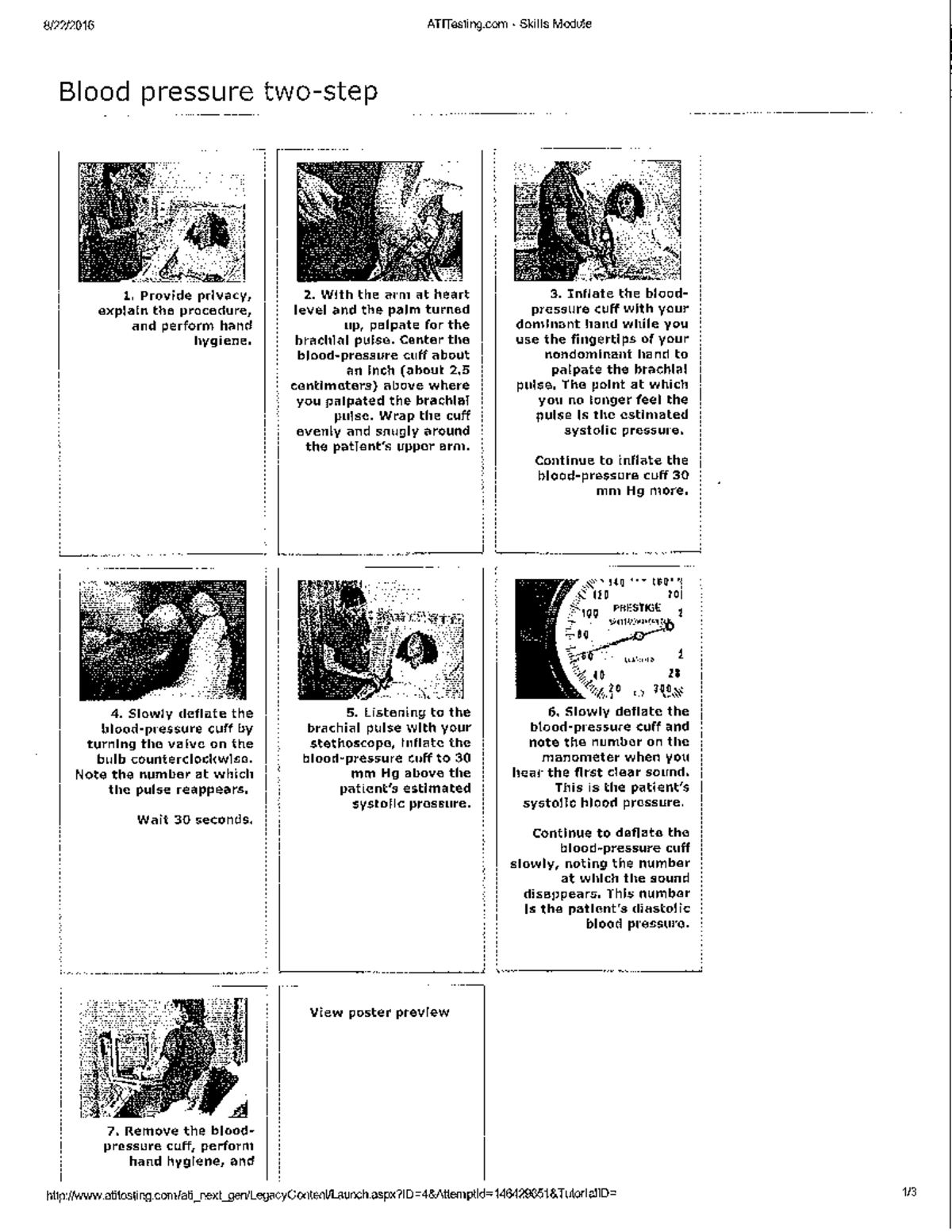 ATI 2 step BP - 2 step bp procedure - 10543105 - Studocu