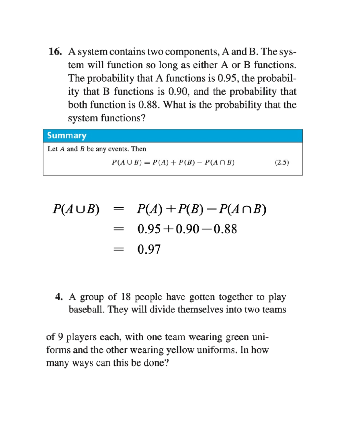 Statistics - Probability (Part 1) - Bachelor of Scirnce in Civil ...