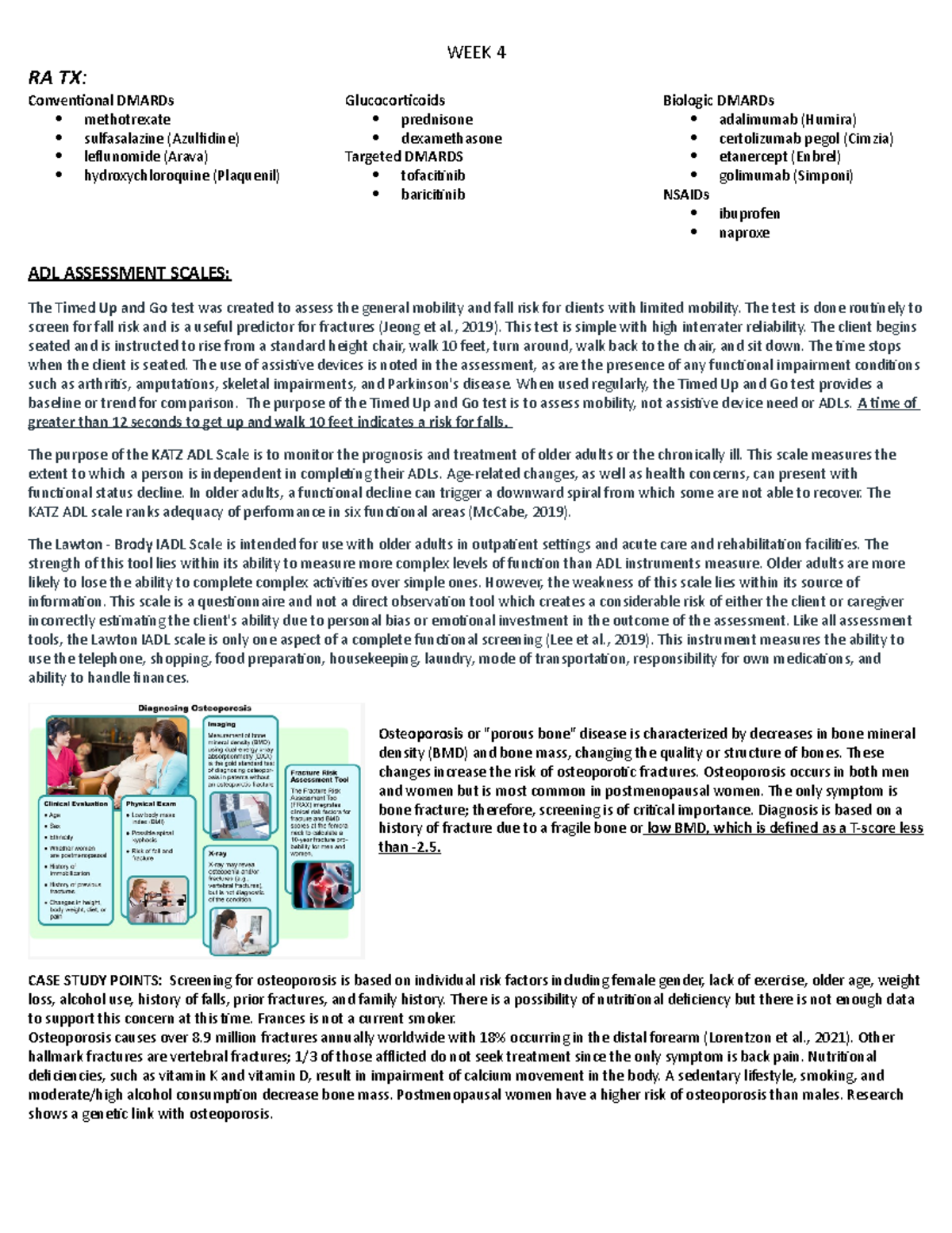Week-4-Module 601 - Module for week 4 - NR-601 - Chamberlain University - Studocu