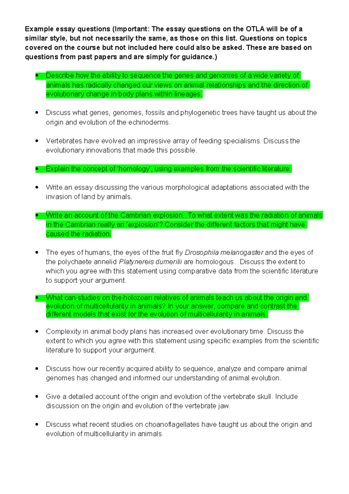Example Essay Questions 2022 Example Essay Questions Important The