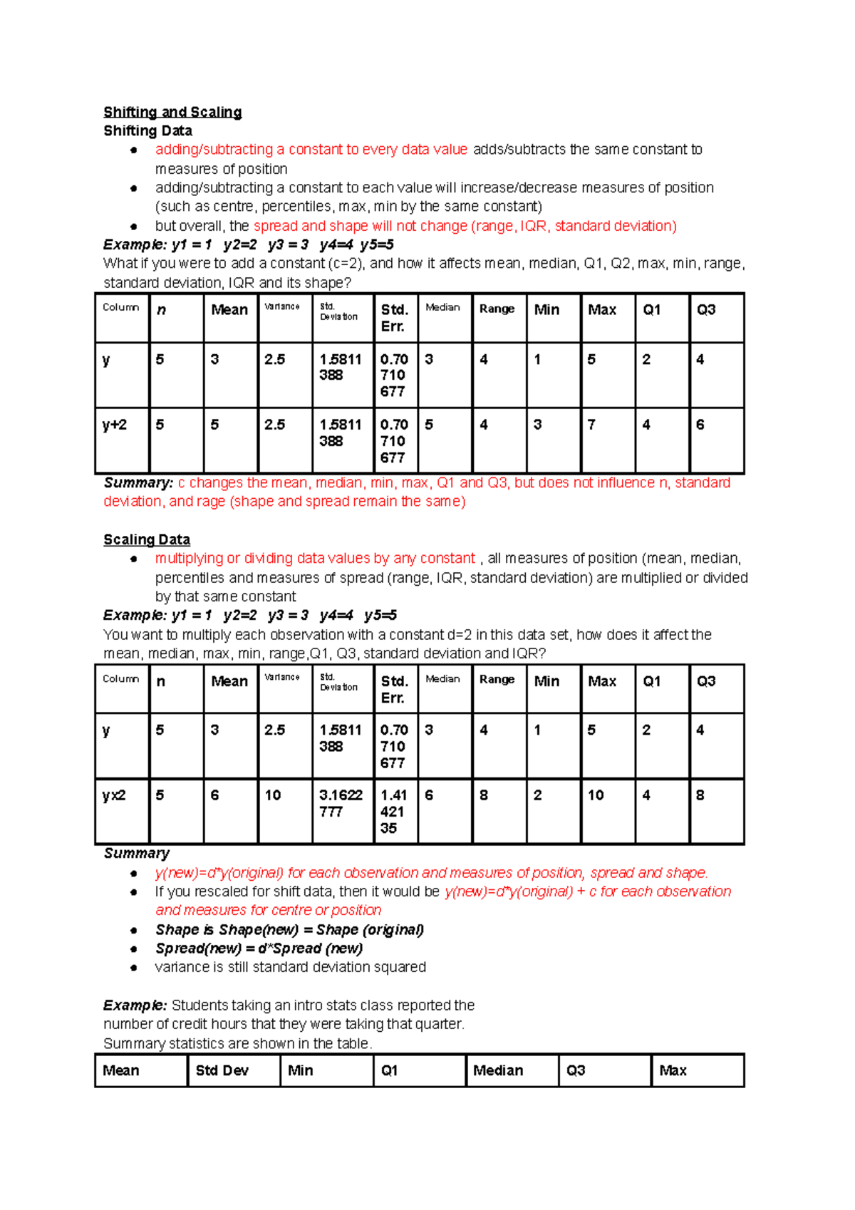 5 - Standard Deviation as a Ruler and the Normal Model - Shifting and ...