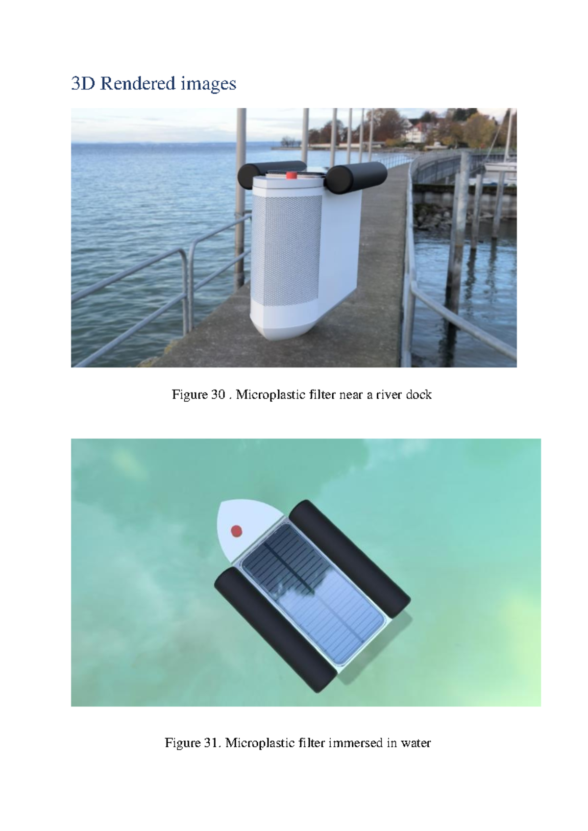Design of a Mobile Microplastic Filter For River Waters - 3D Rendered ...