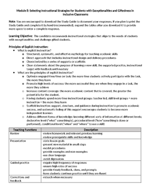 D096 d169 m2 study guide - Module 2: Laws, Policies and Procedures that ...