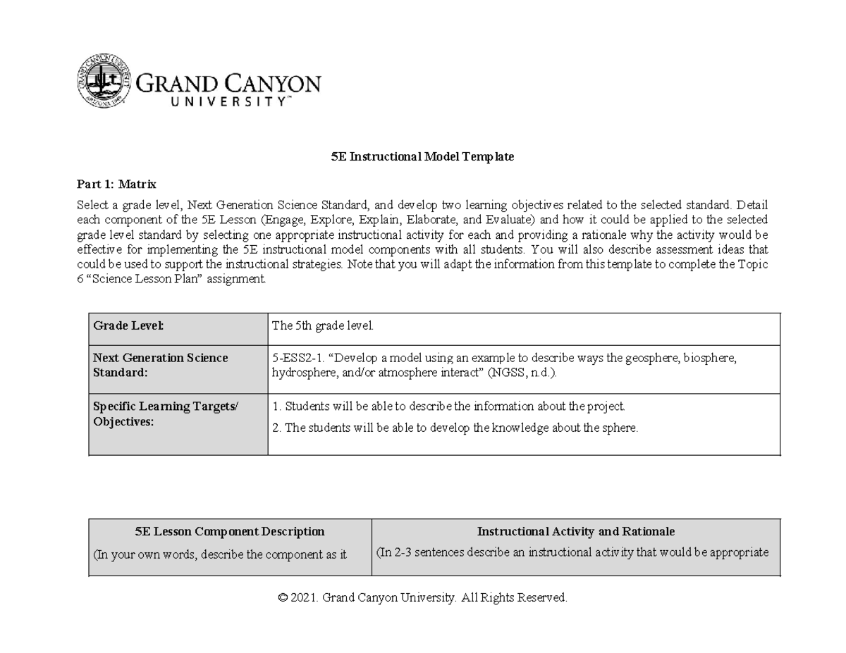 Week 5 ELM-361-RS-5E-Instructional-Model-Template 2 - 5E Instructional ...