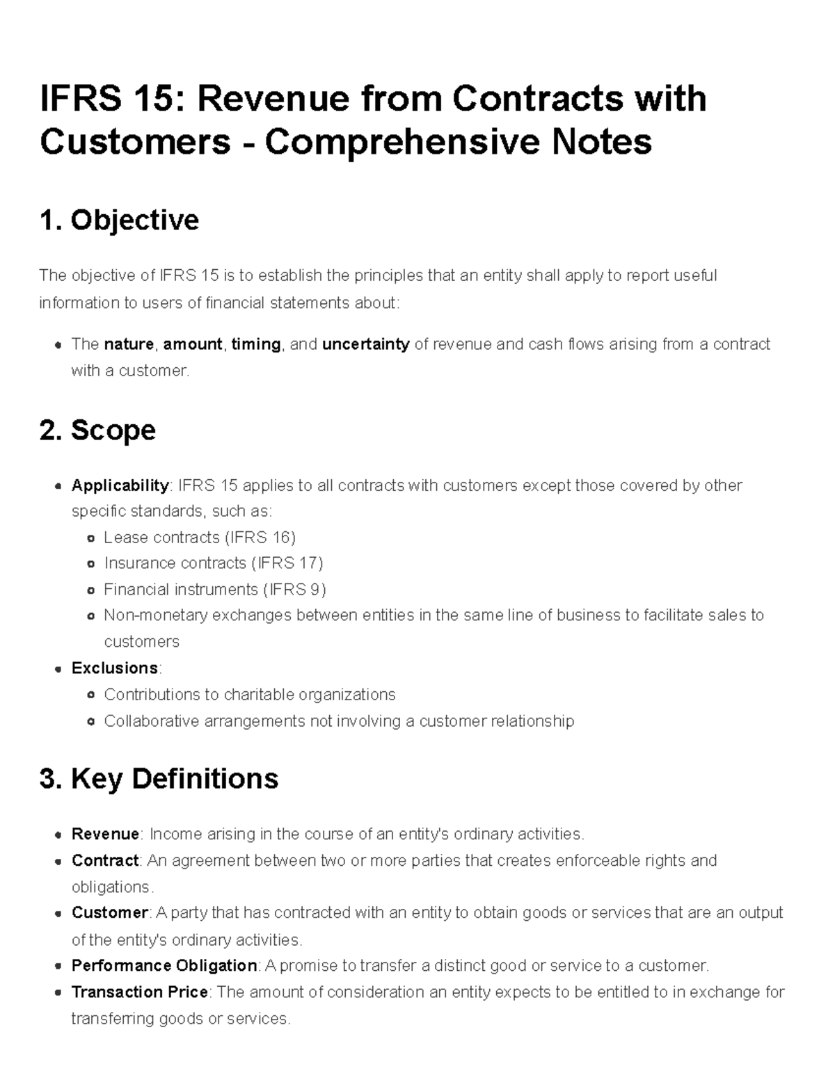 IFRS 15 - ifrs 15 reve - IFRS 15: Revenue from Contracts with Customers ...