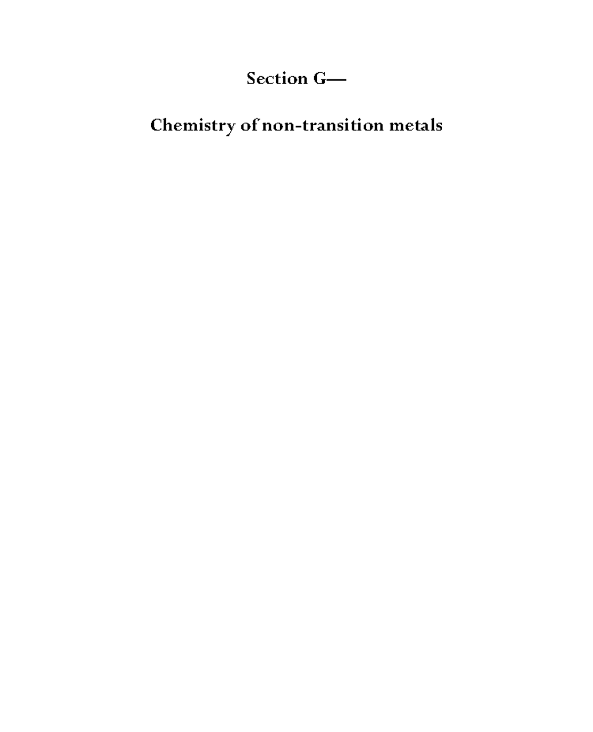 Instant Notes in organic Chemistry (34) - Section G— Chemistry of non ...