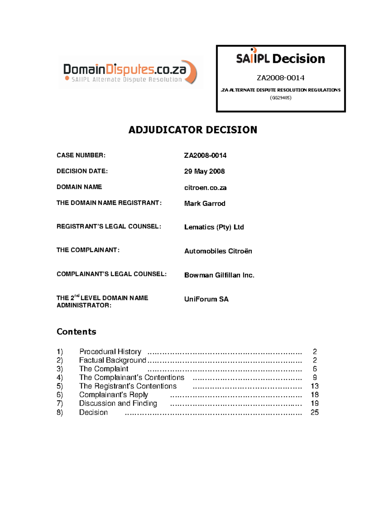 Automobile+Citroen+v+Mark+Garrod - - Studocu