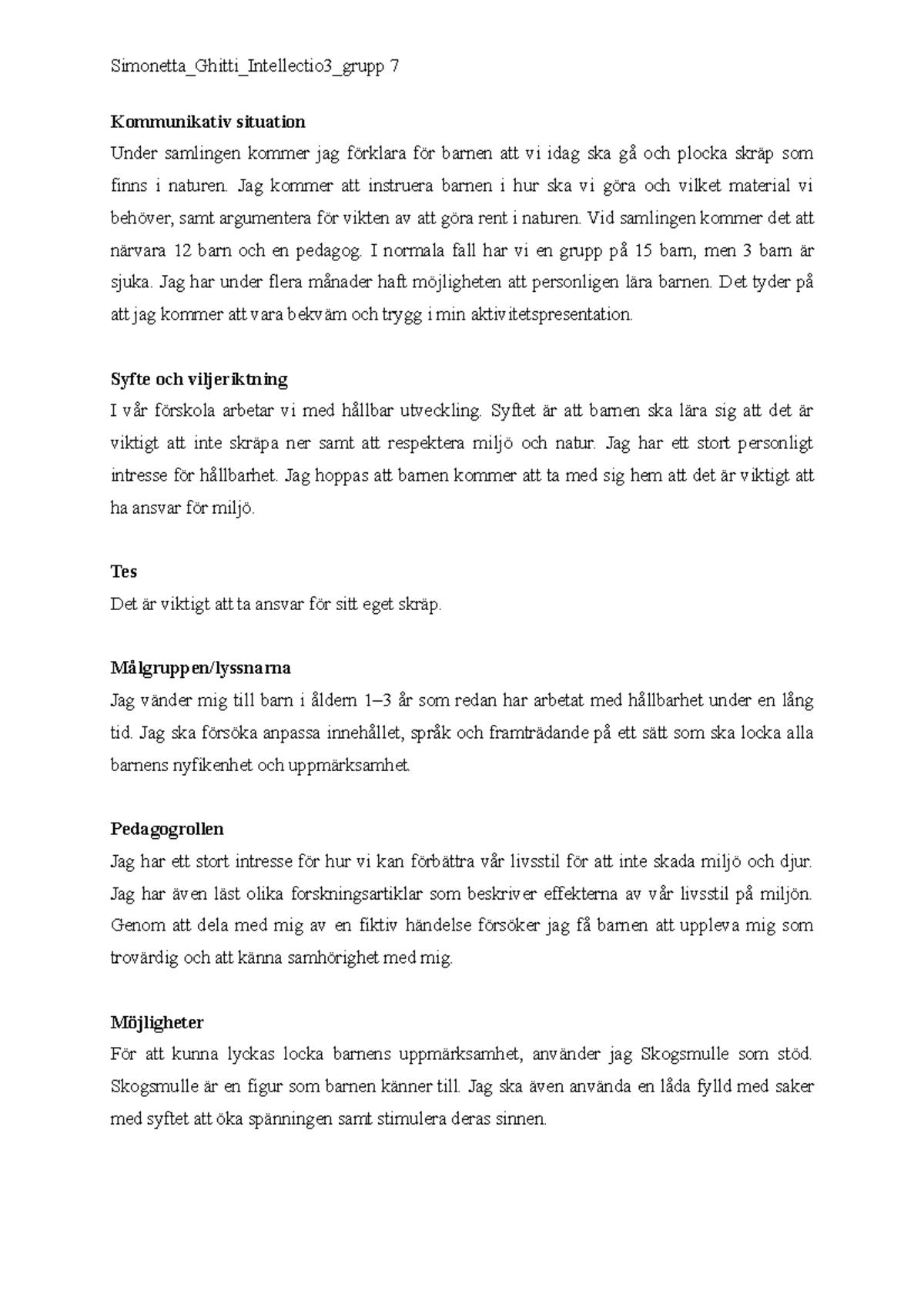 Inlämning av Intellectio 3 -presentation - Simonetta_Ghitti ...