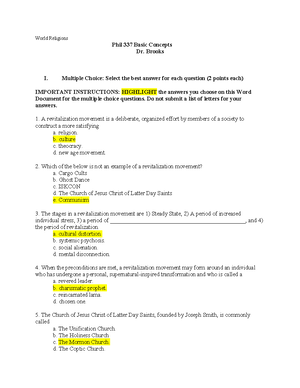 World Religions Final study guide - World Religions Final Exam Study ...