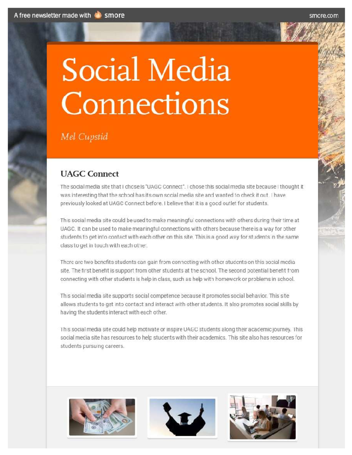 UAGC Connections - Week 4 Assignment - A free newsletter made with ...