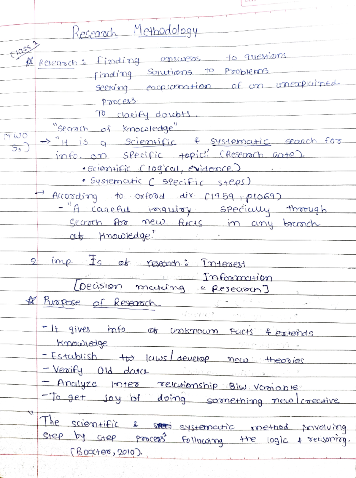 RM Fairbook - Research Methodology Notes - economics - Studocu