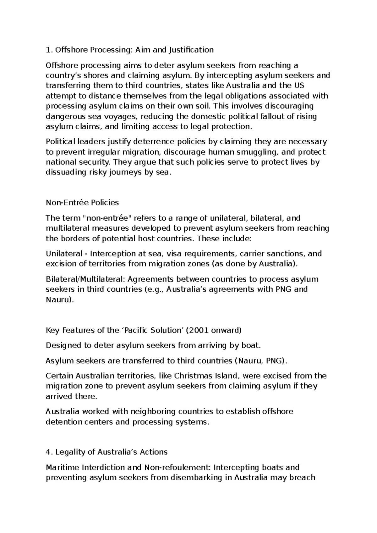 Seminar 7 - Offshore Processing: Aim and Justification Offshore ...