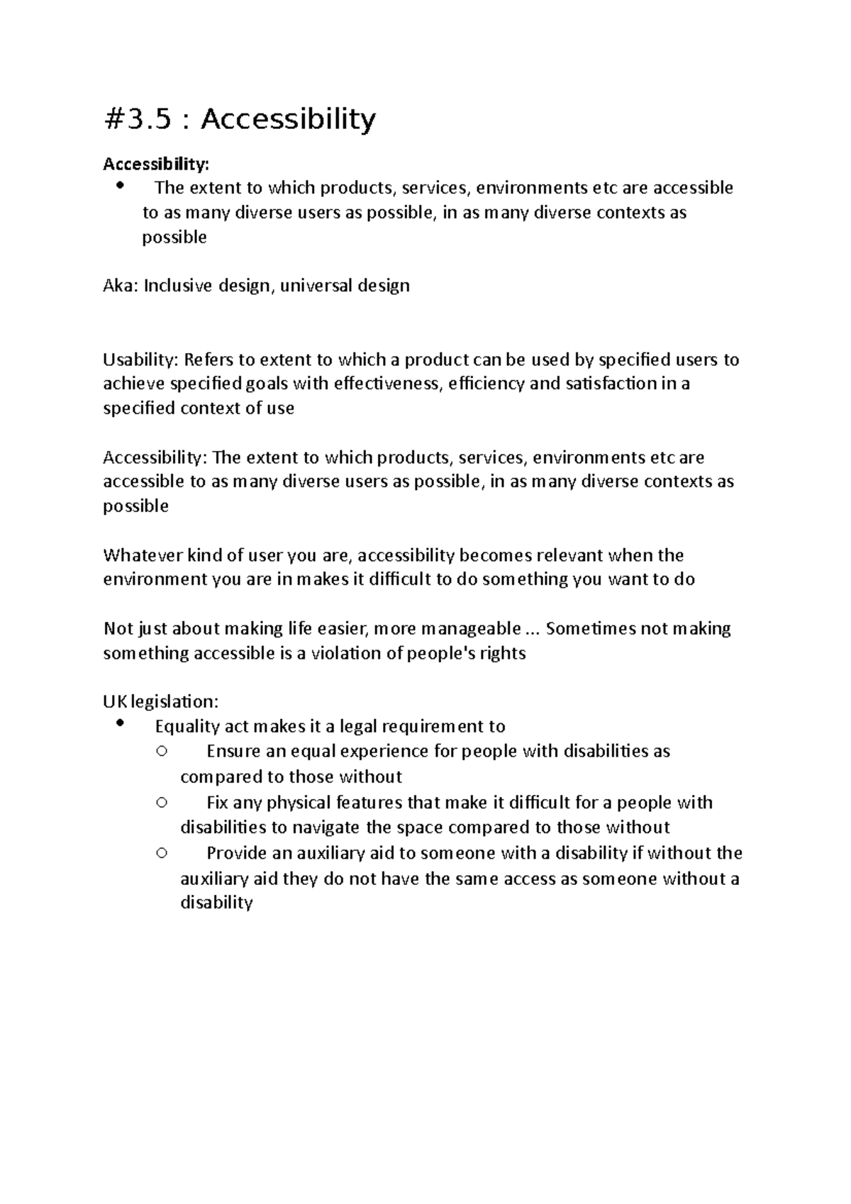 3.5 Accessibility - Lecture notes Week 3 - #3 : Accessibility ...