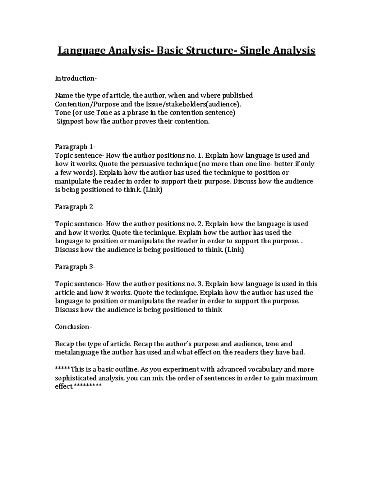 Language analysis structure - Language鈀 Analysisː킭鈀 Basic鈀 Structureː킭鈀 ...