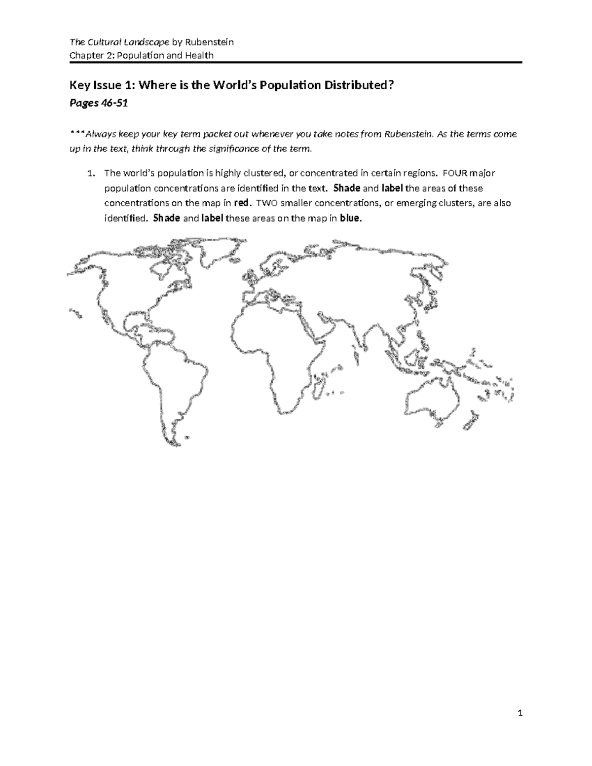 Chapter 2 population and health key issues - Chapter 2: Population and ...