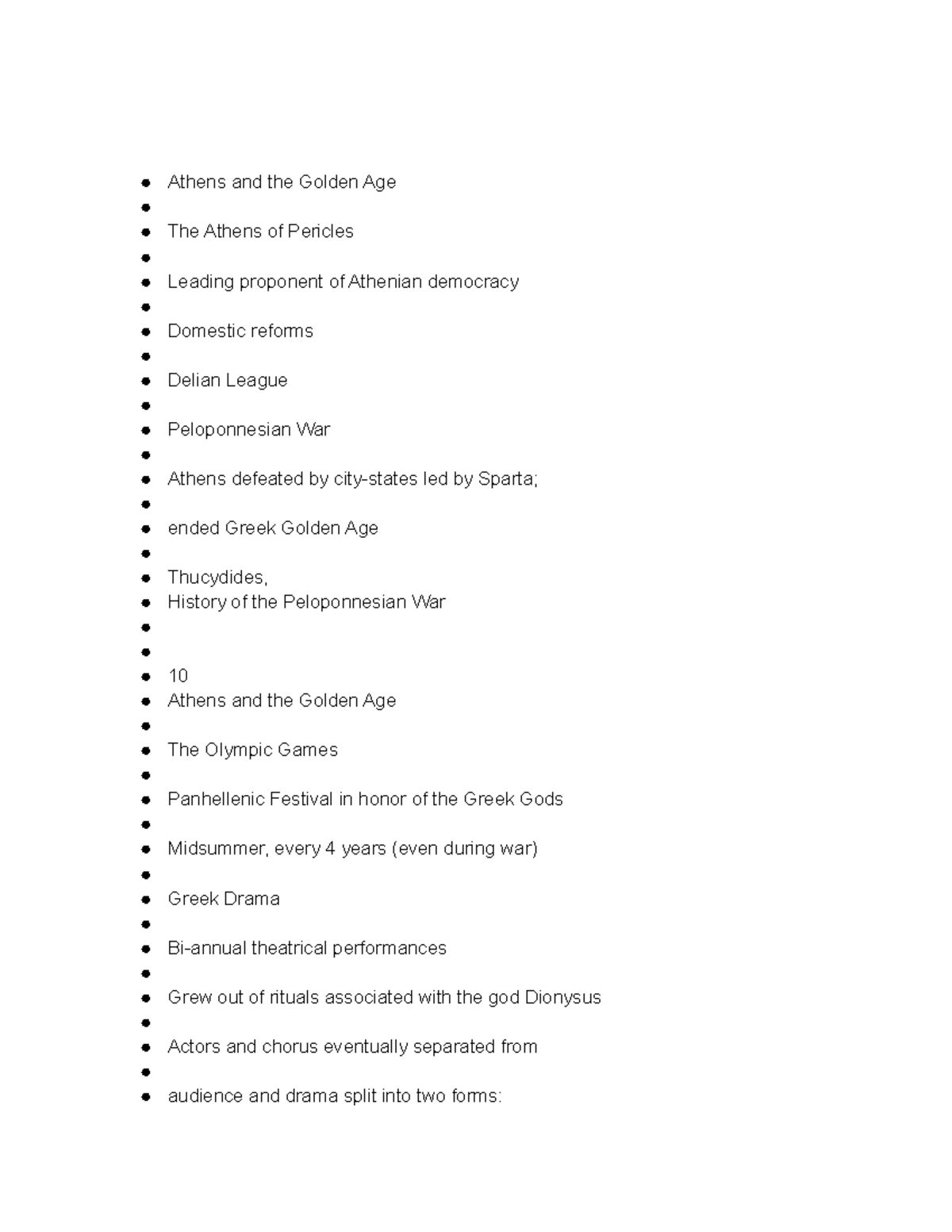 Chapter 2 Part 4 - presentation summaries - Athens and the Golden Age ...
