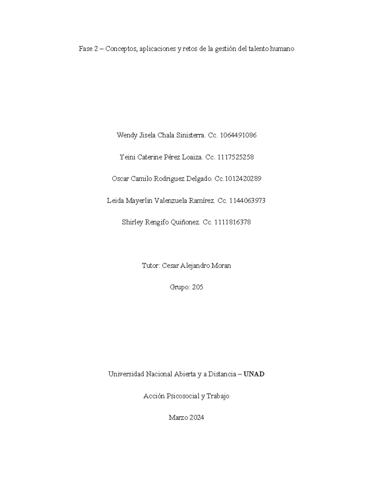 Fase 2 – Conceptos, aplicaciones y retos de la gestión del talento ...