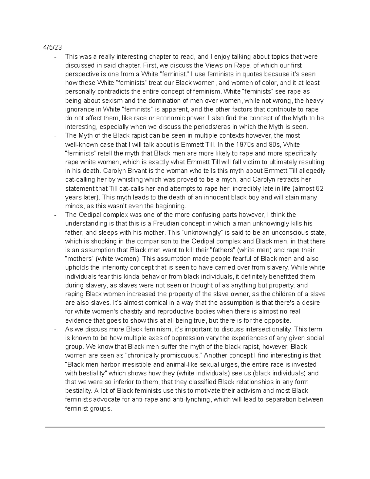 April Journal Entries - 4/5/ This was a really interesting chapter to ...