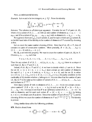 Advanced book on Mathematics Olympiad ( PDFDrive )-35 - 294 6 Combinatorics and Probability such ...