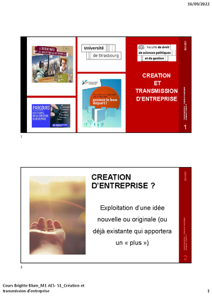 CTE-C2 - création d'entreprise - CHAPITRE 2 LES MESURES EN FAVEUR DES ...