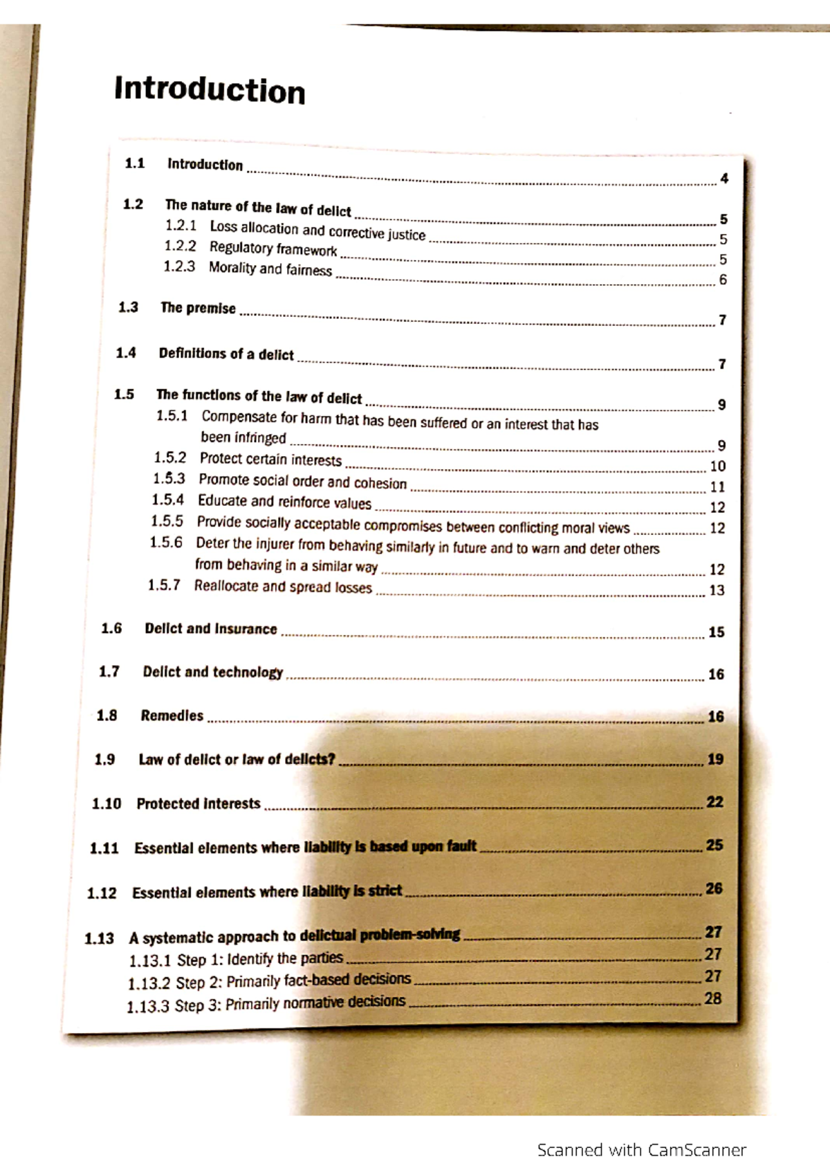 Chapter 1 - Delict - Studocu