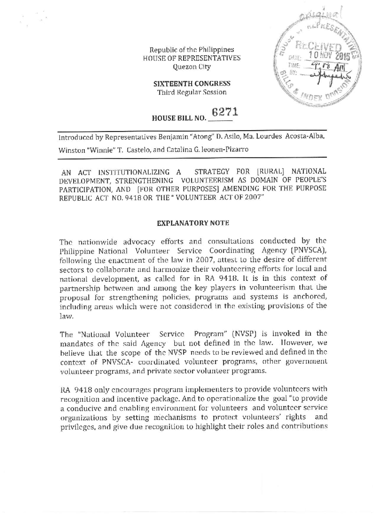 HB 6271 Ammending RA 9418 - BS accountancy - Studocu