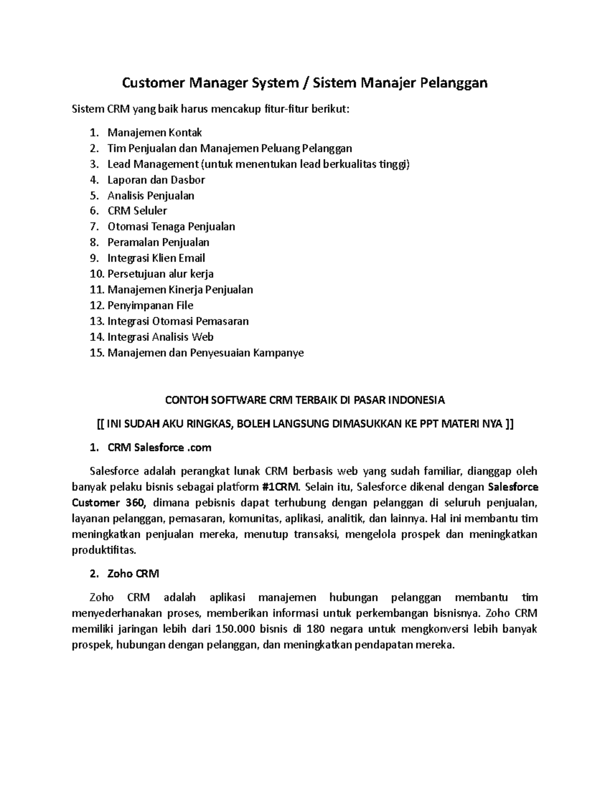 Customer Manager System- Introduction of Manager System - Customer ...