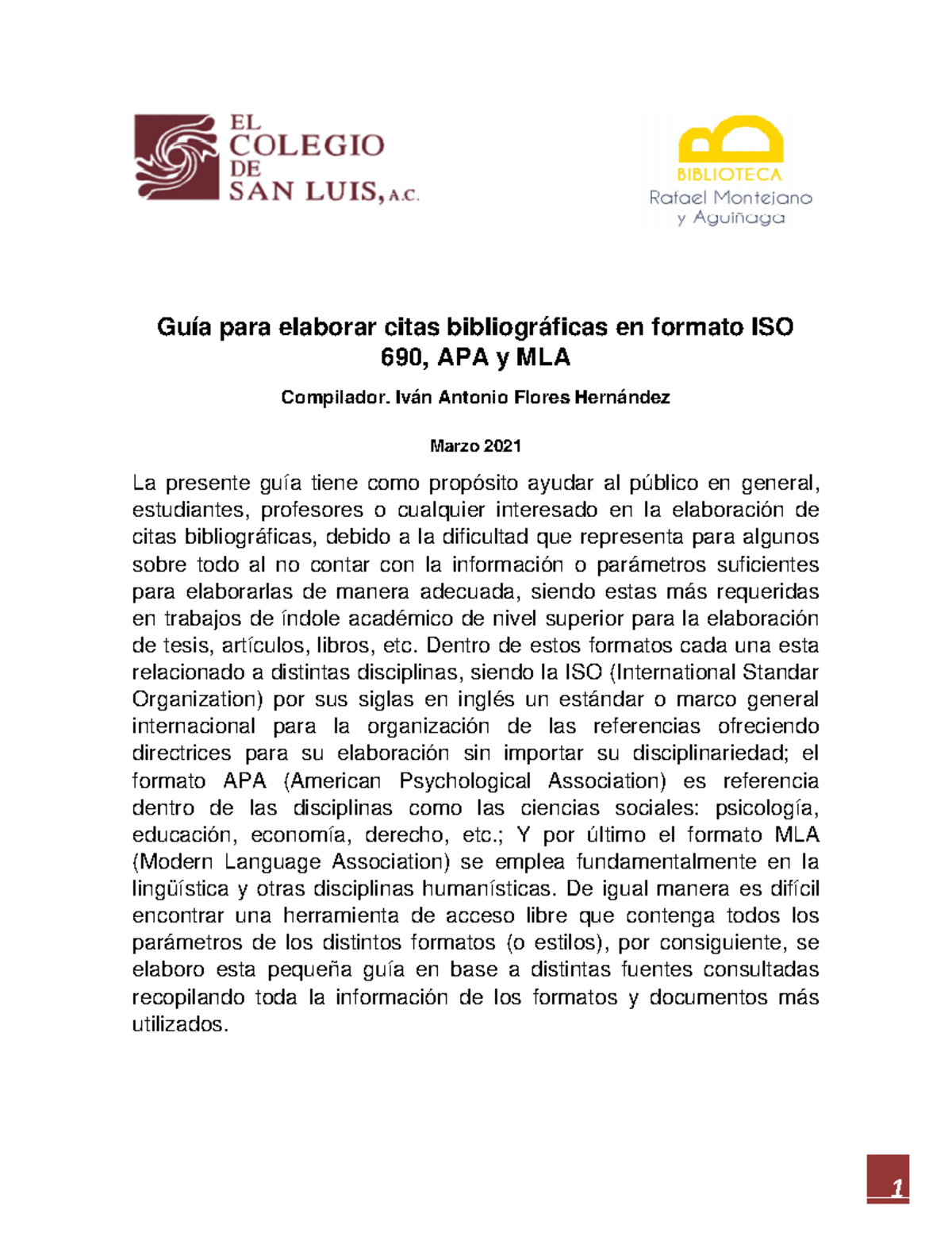 Guia Citas Bibliograficas - Guía para elaborar citas bibliográficas en ...