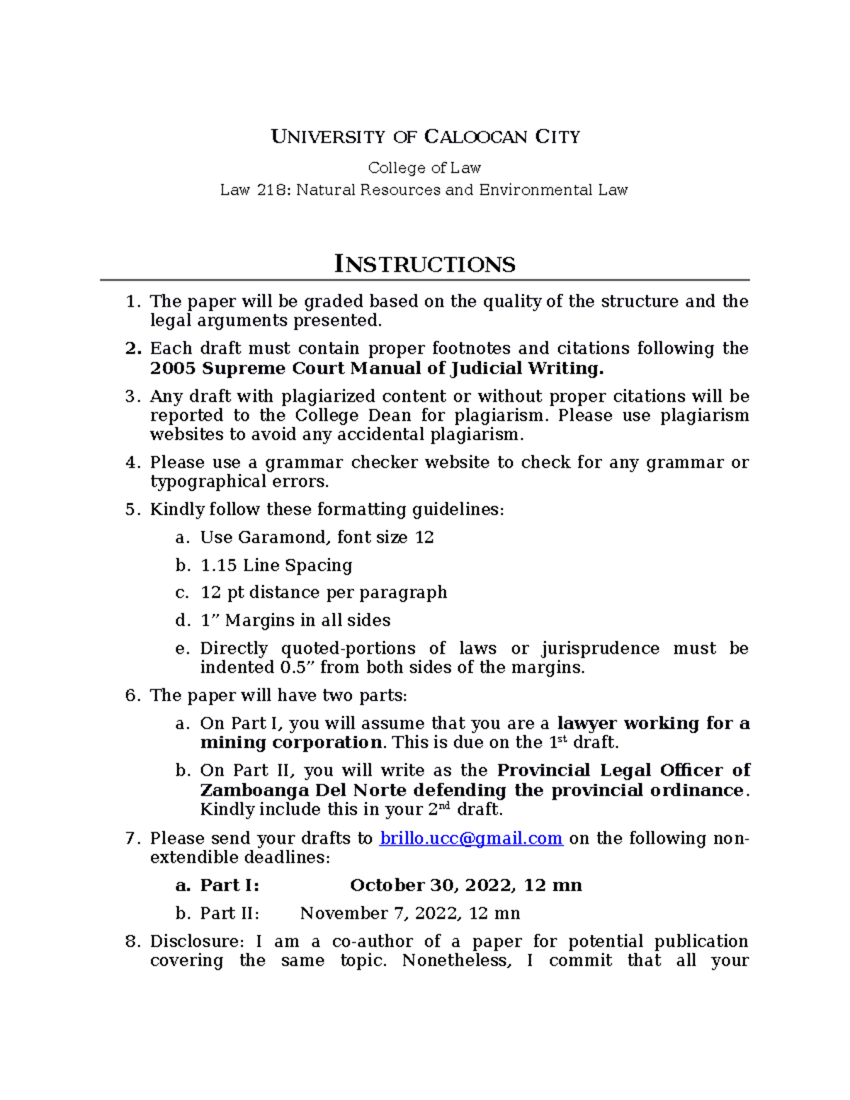 Individual Research Paper 2022 - UNIVERSITY OF CALOOCAN CITY College of ...