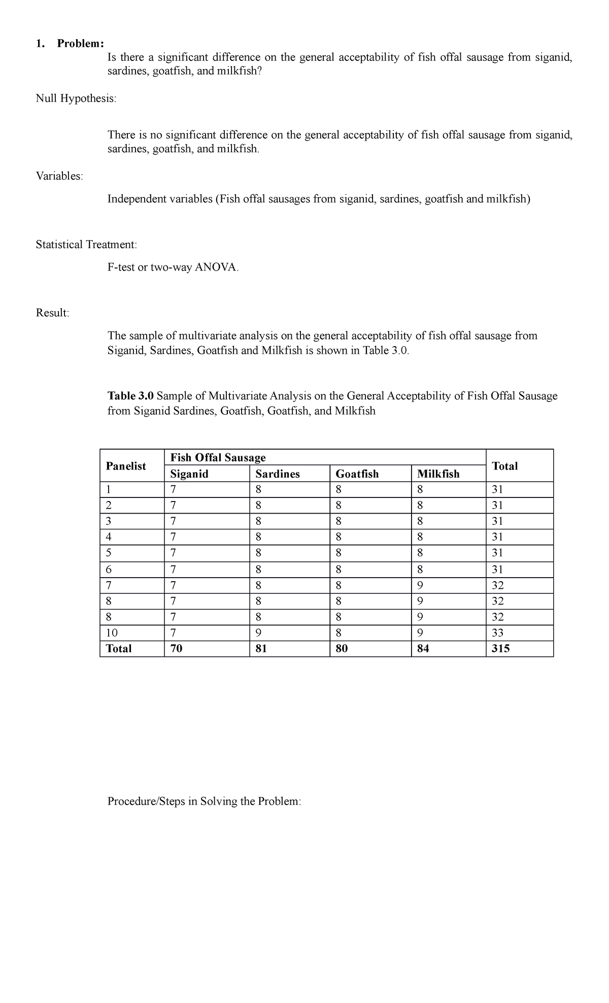 Significant difference - problems - Problem: Is there a significant ...
