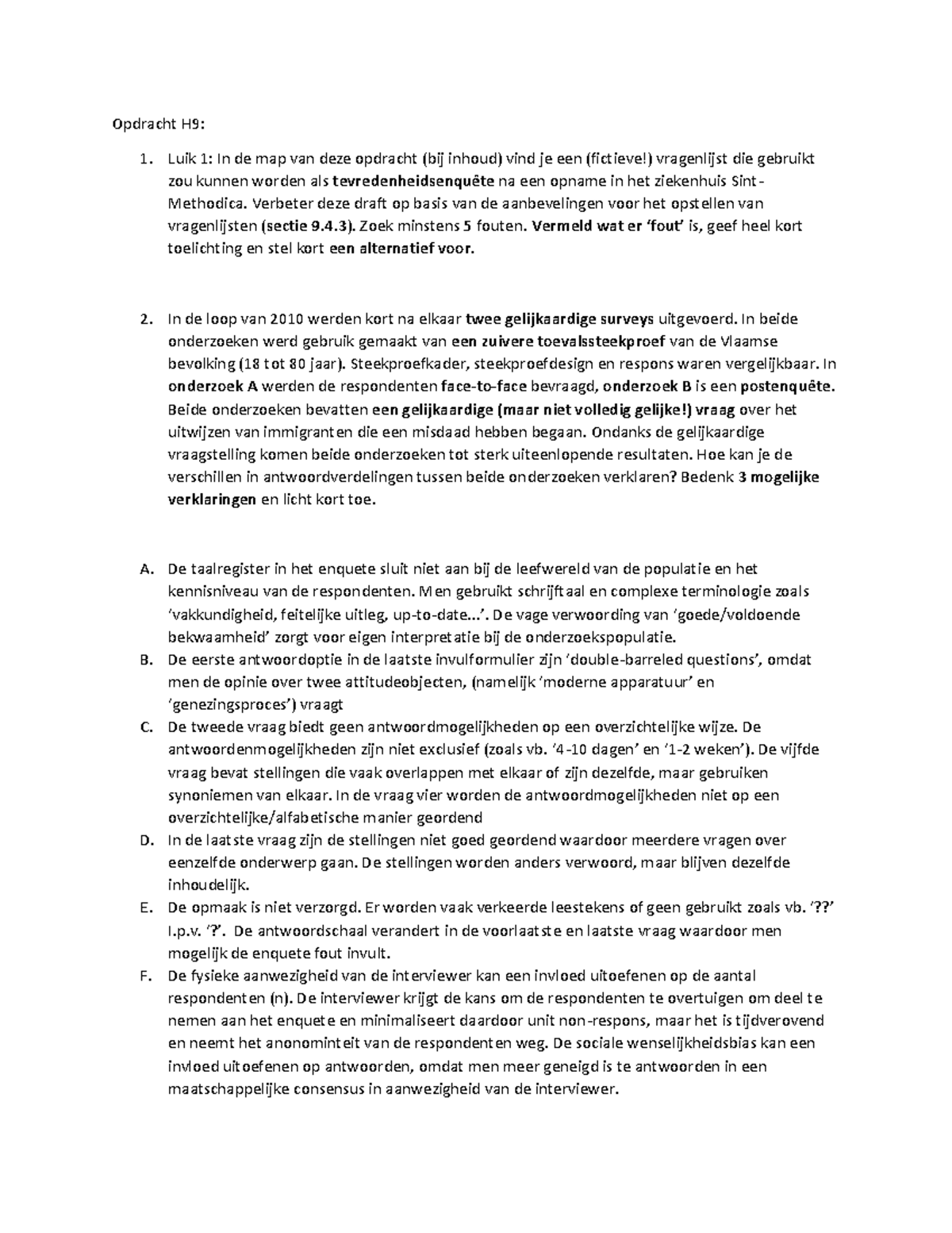 Methodologie Module 9 - methedologie - Opdracht H9: Luik 1: In de map ...