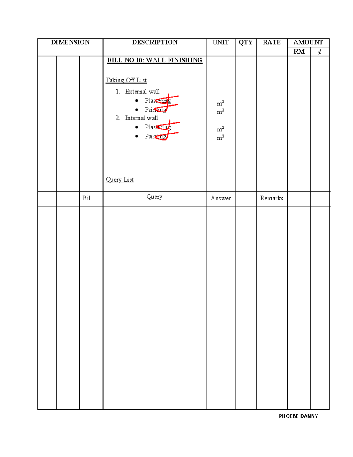 TO wall finishes - Bachelor of Civil Engineering Technology which we ...