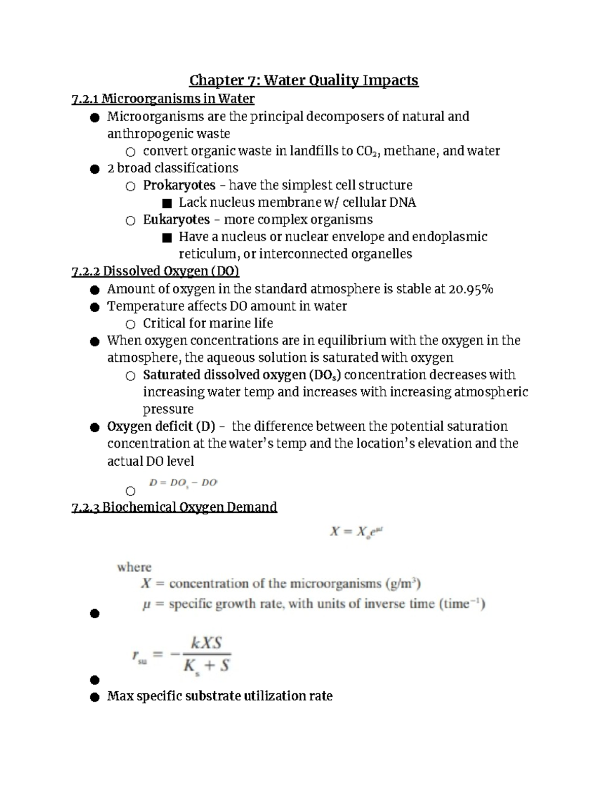 Chapter 7 Water Quality Impacts - Chapter 7: Water Quality Impacts 7.2 ...