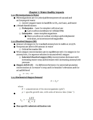 Chapter 8 Wastewater Treatment - Chapter 8: Wastewater Treatment ...