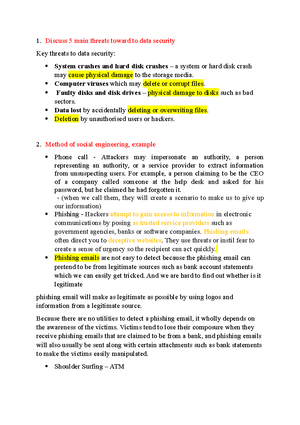 Practical Questions - BACS1024 INTRODUCTION TO COMPUTER SYSTEMS Lab 1: Hardware of A Computer ...